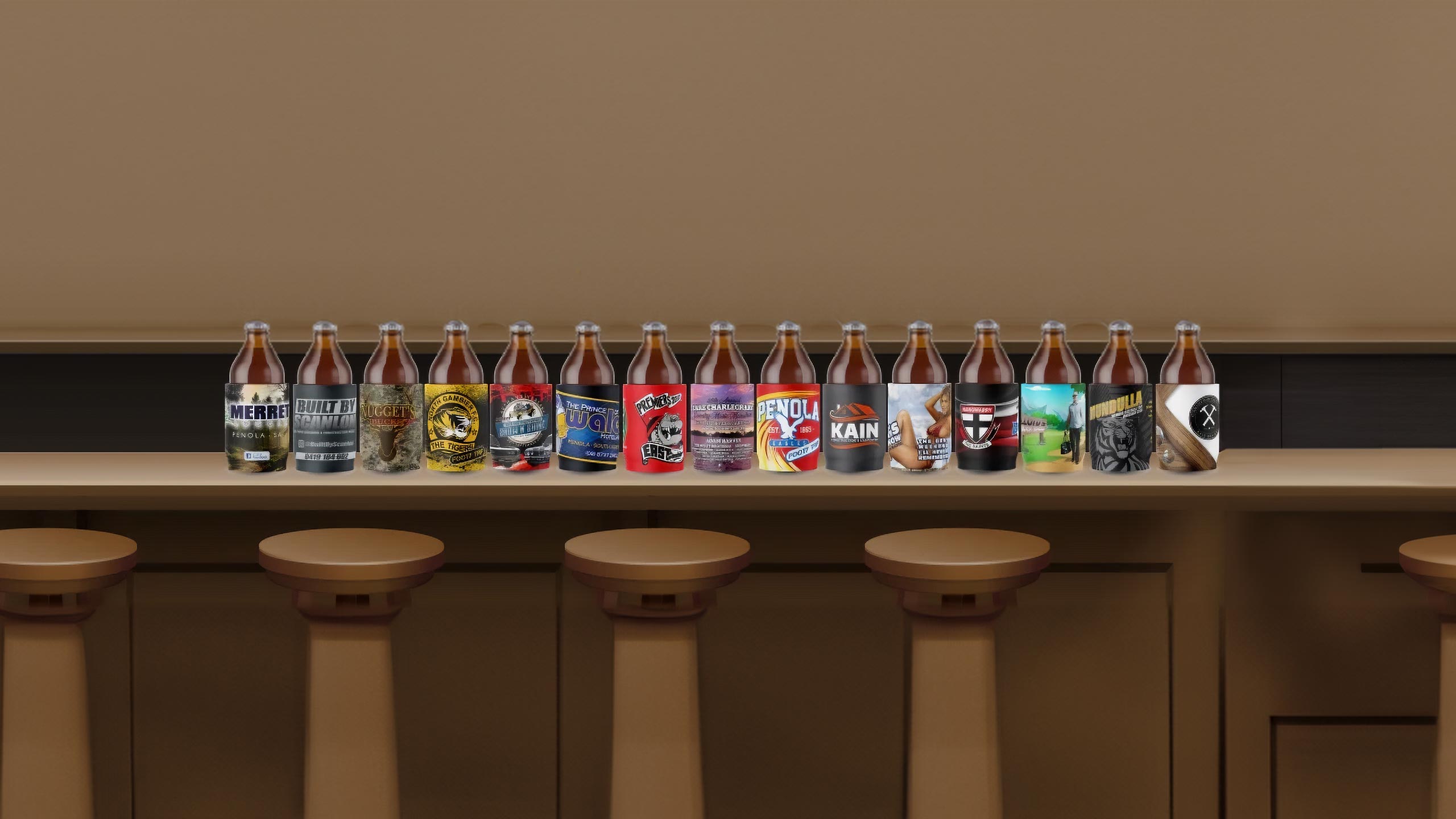 Custom Printed Stubby Holders | Xpress Signs/ XPRS Apparel